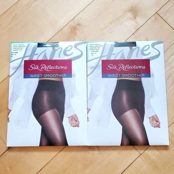 Hanes | Accessories | 2 Hanes Silk Reflections Control Top Waist ...